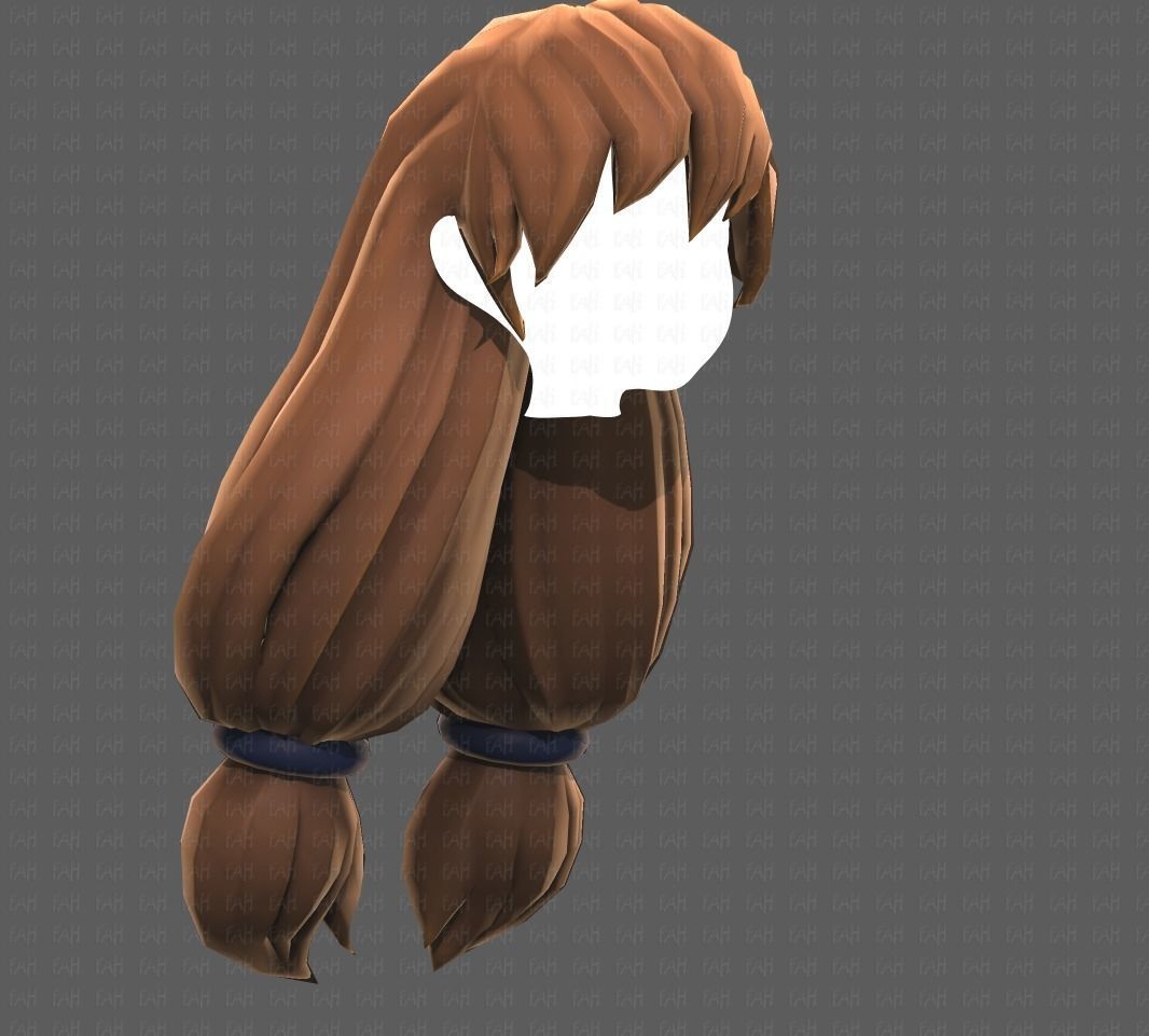 3D model Base Hair for girl V48 VR / AR / low-poly | CGTrader