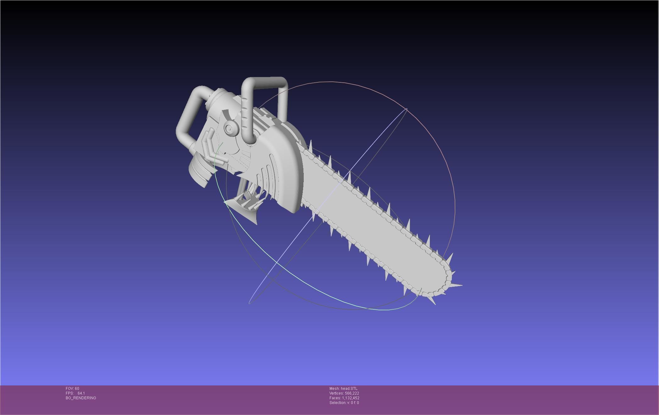Chainsaw Man head printable assembly 3D model 3D printable | CGTrader