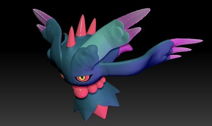 Pokemon Paradox Ancient Misdreavus FlutterMane 3D model 3D printable ...