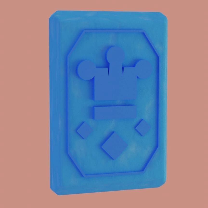 3D model Rank game asset - 3d Crystal model - Low Poly VR / AR / low ...