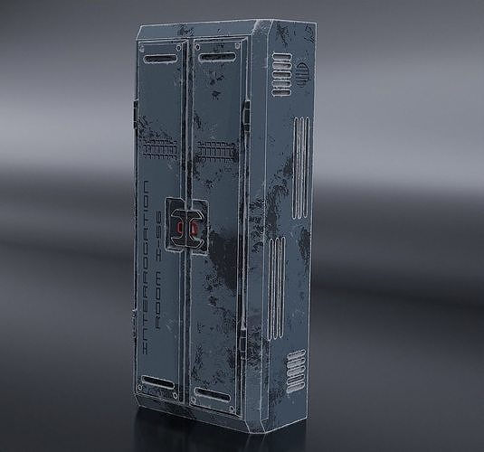 Sci Fi Locker 3D model | CGTrader