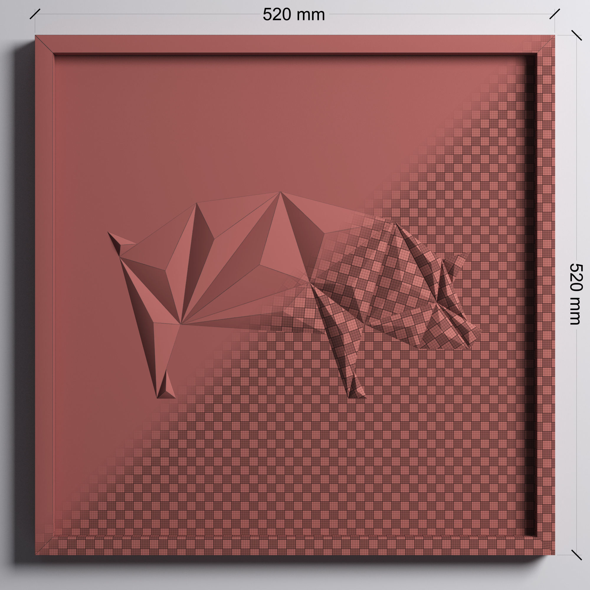 Paper ArtWork 19 3D model | CGTrader