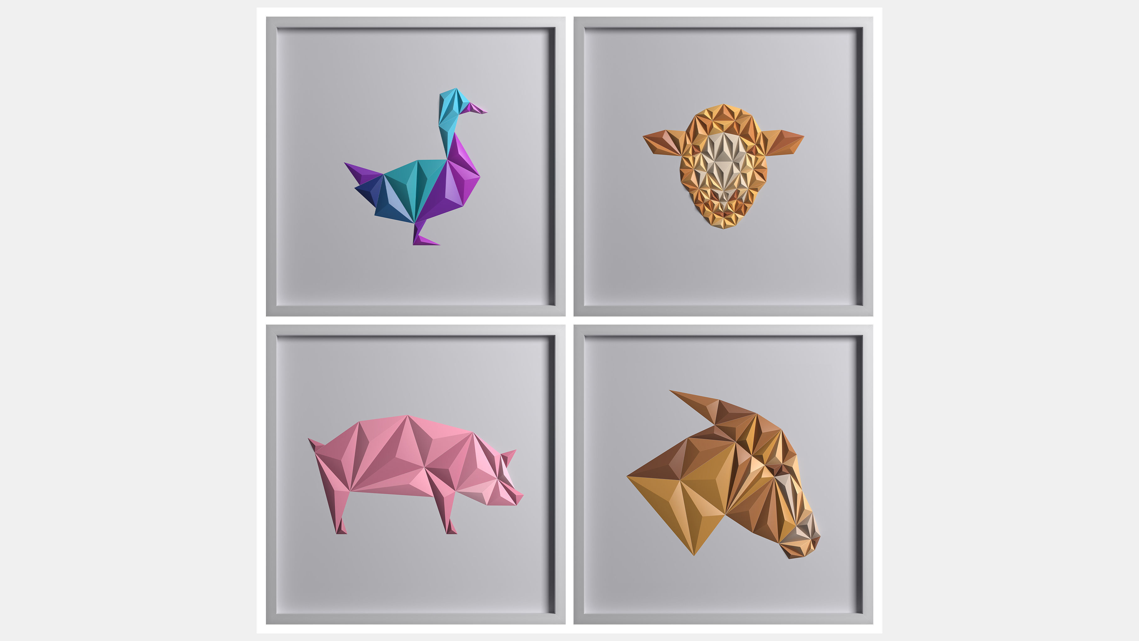 Paper ArtWork 19 3D model | CGTrader