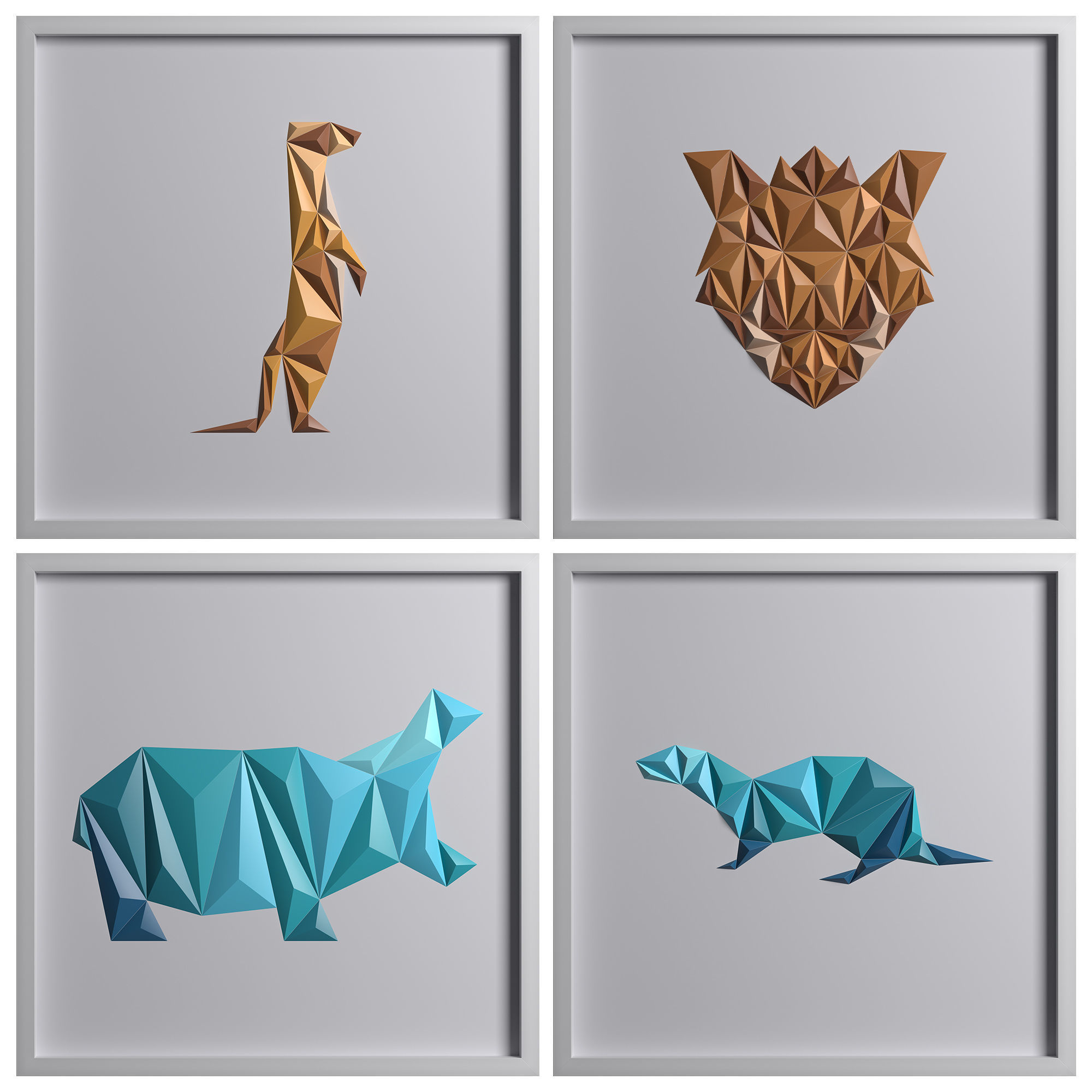 Paper ArtWork 21 3D model | CGTrader