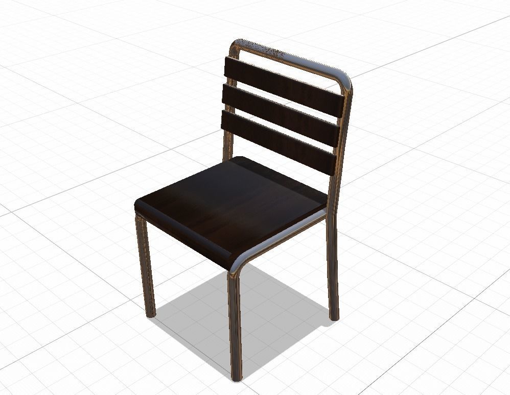 Simple Chair 3D model | CGTrader