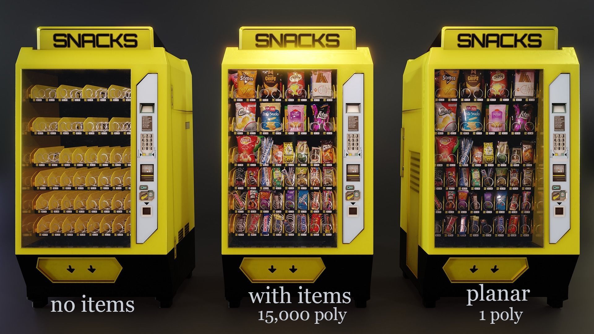 3D model Vending machine VR / AR / low-poly | CGTrader