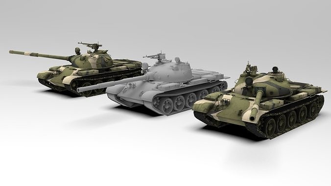 TANK T-62 3D model | CGTrader
