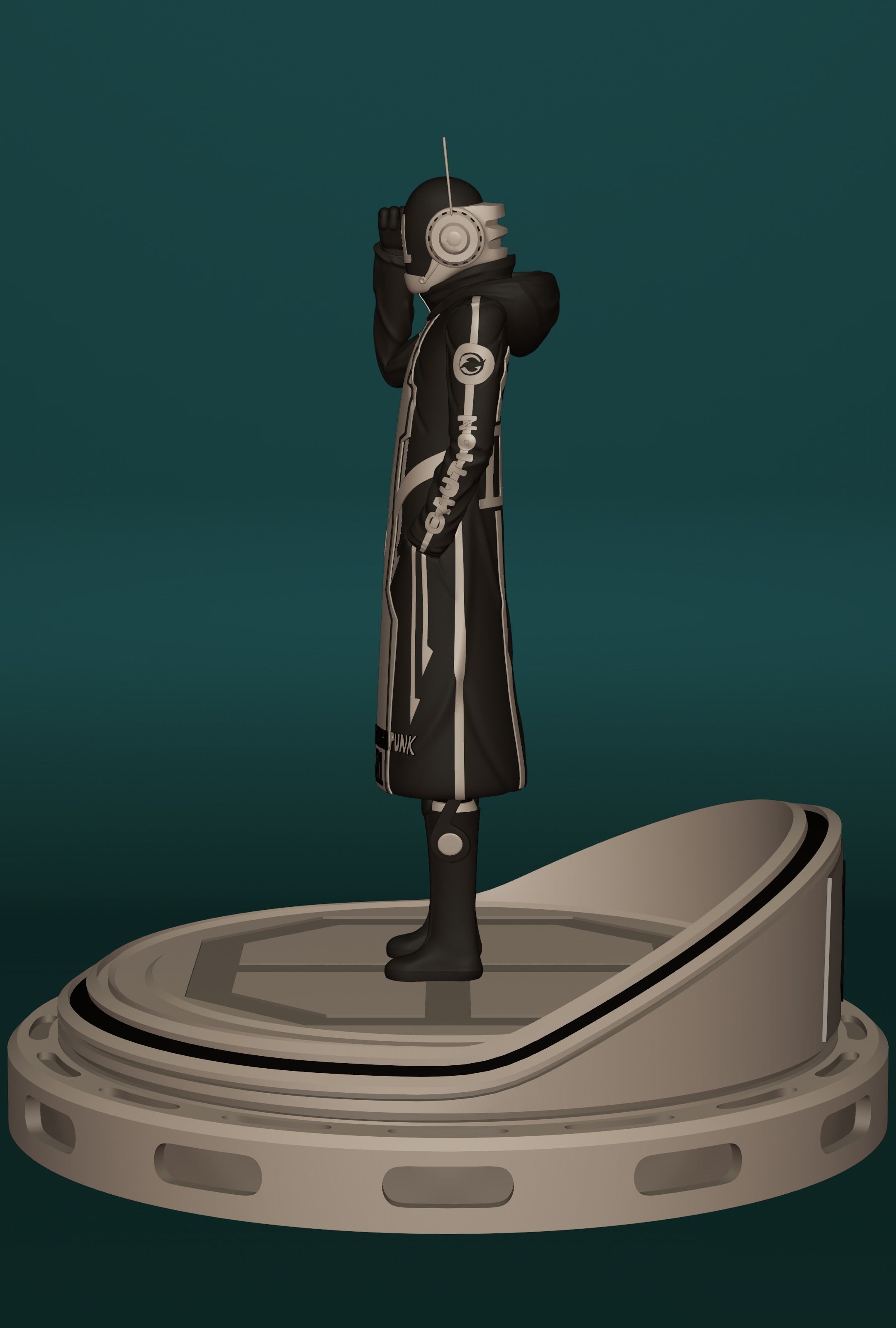 3D model ONE PIECE VEGAPUNK SHAKA FIGURE SCULPT VR / AR / low-poly ...