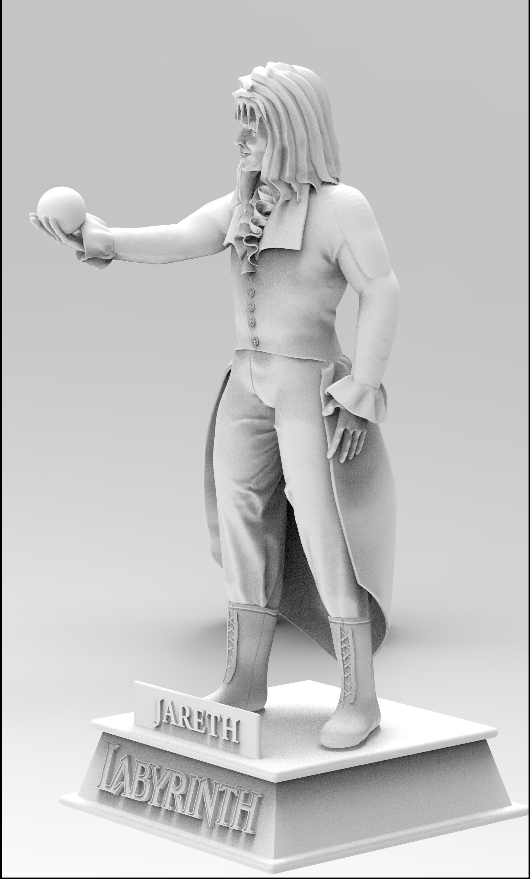 Labarynth Jareth the Goblin King 3D model 3D printable | CGTrader