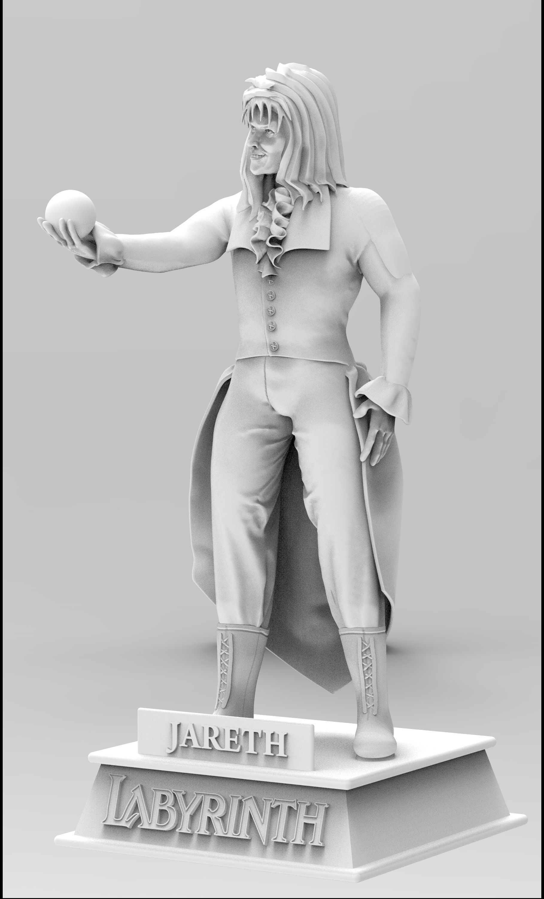 Labarynth Jareth the Goblin King 3D model 3D printable | CGTrader
