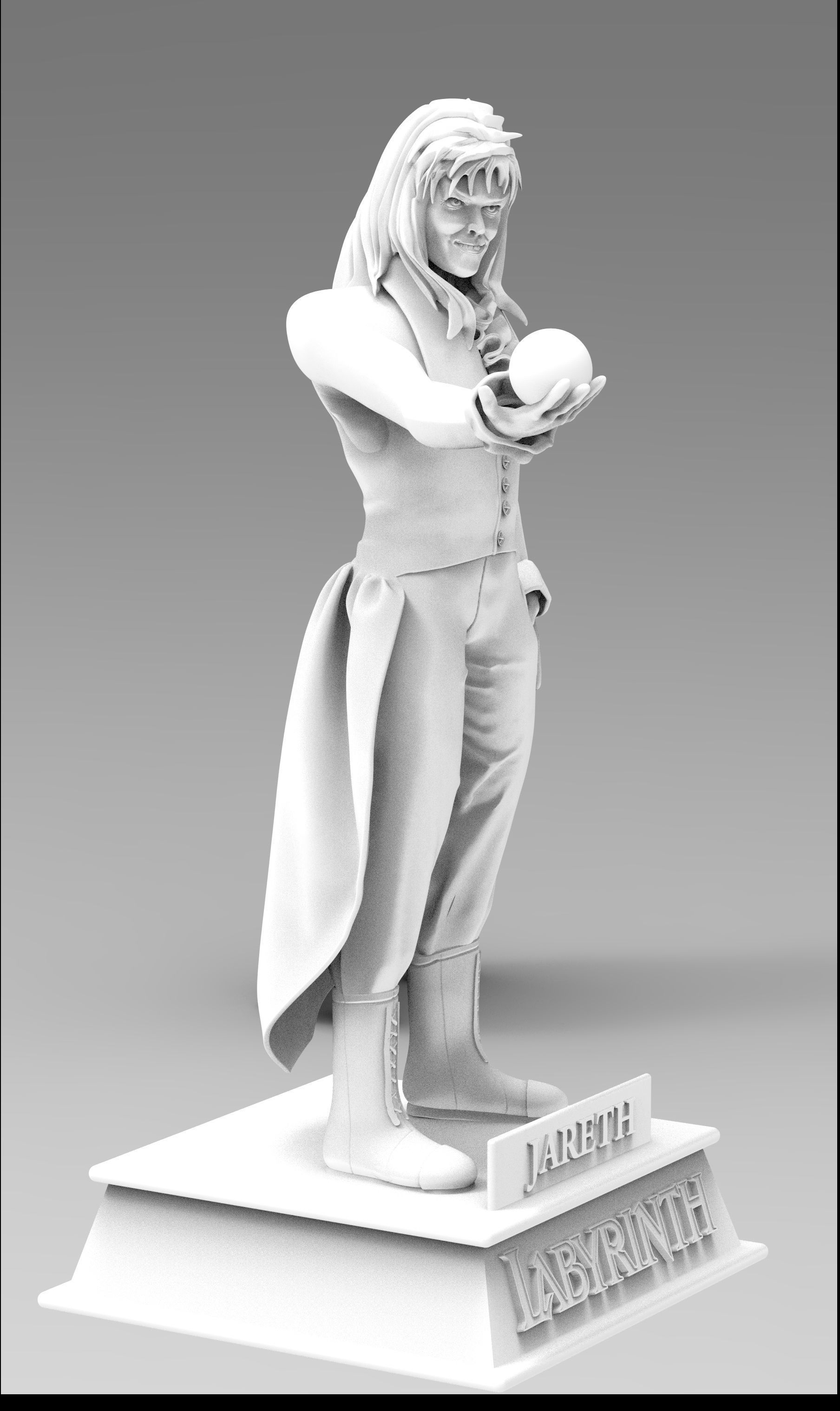Labarynth Jareth the Goblin King 3D model 3D printable | CGTrader