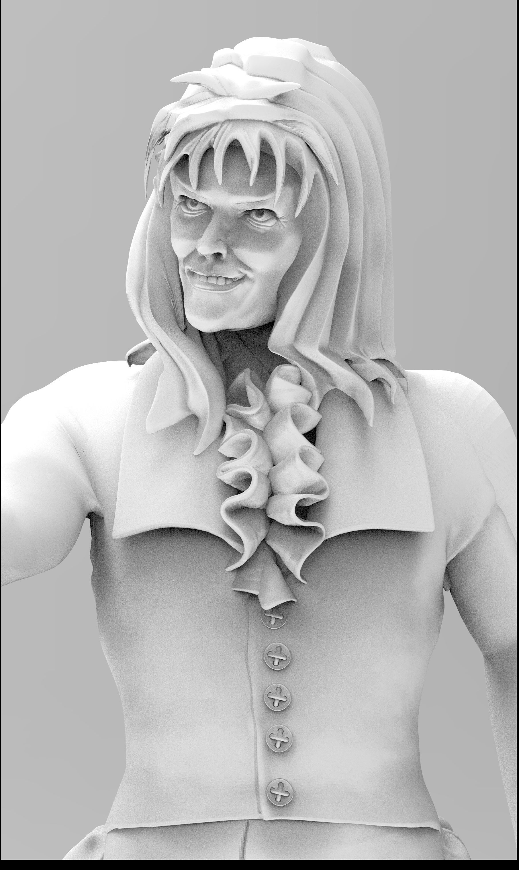 Labarynth Jareth the Goblin King 3D model 3D printable | CGTrader