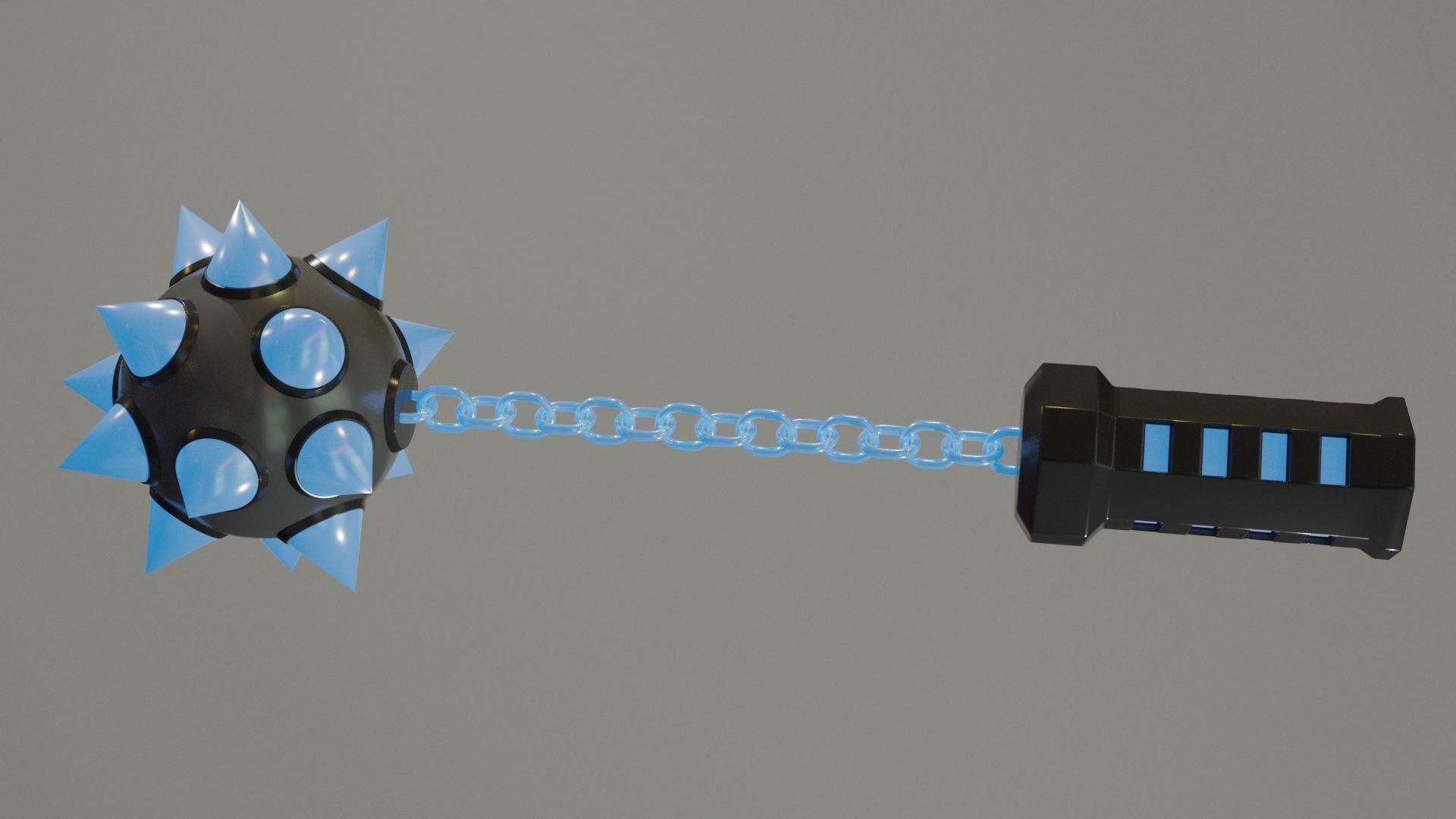 Sci-Fi Spike Ball Weapon 3D model | CGTrader