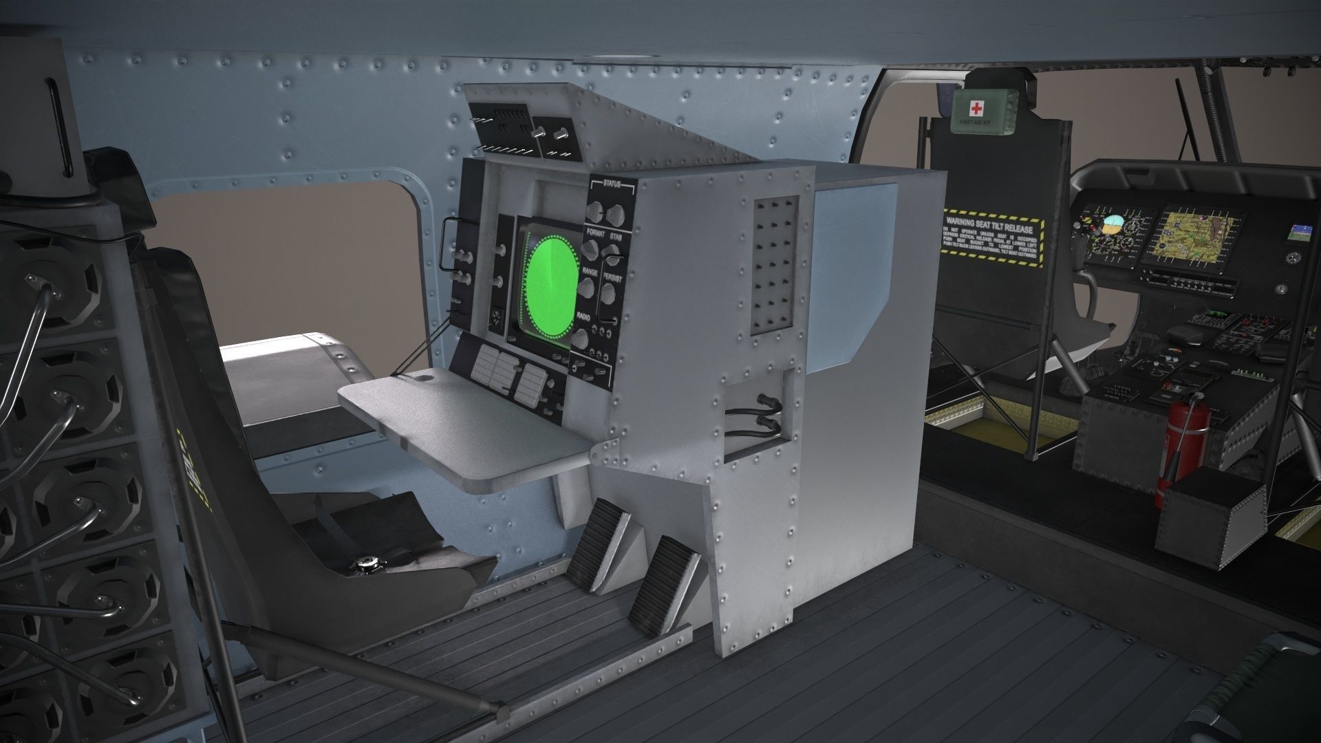 3D model Sikorsky MH-60R Sea Hawk Static VR / AR / low-poly | CGTrader