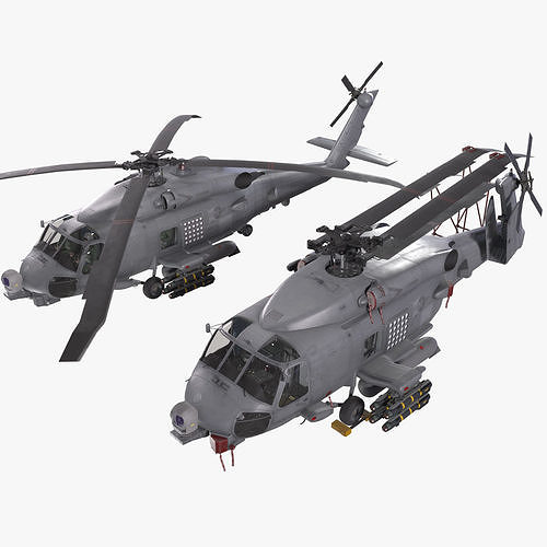 3D model Sikorsky MH-60R Sea Hawk Static VR / AR / low-poly | CGTrader