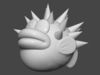 Porcupuffer Fish Mario 3D model 3D printable | CGTrader