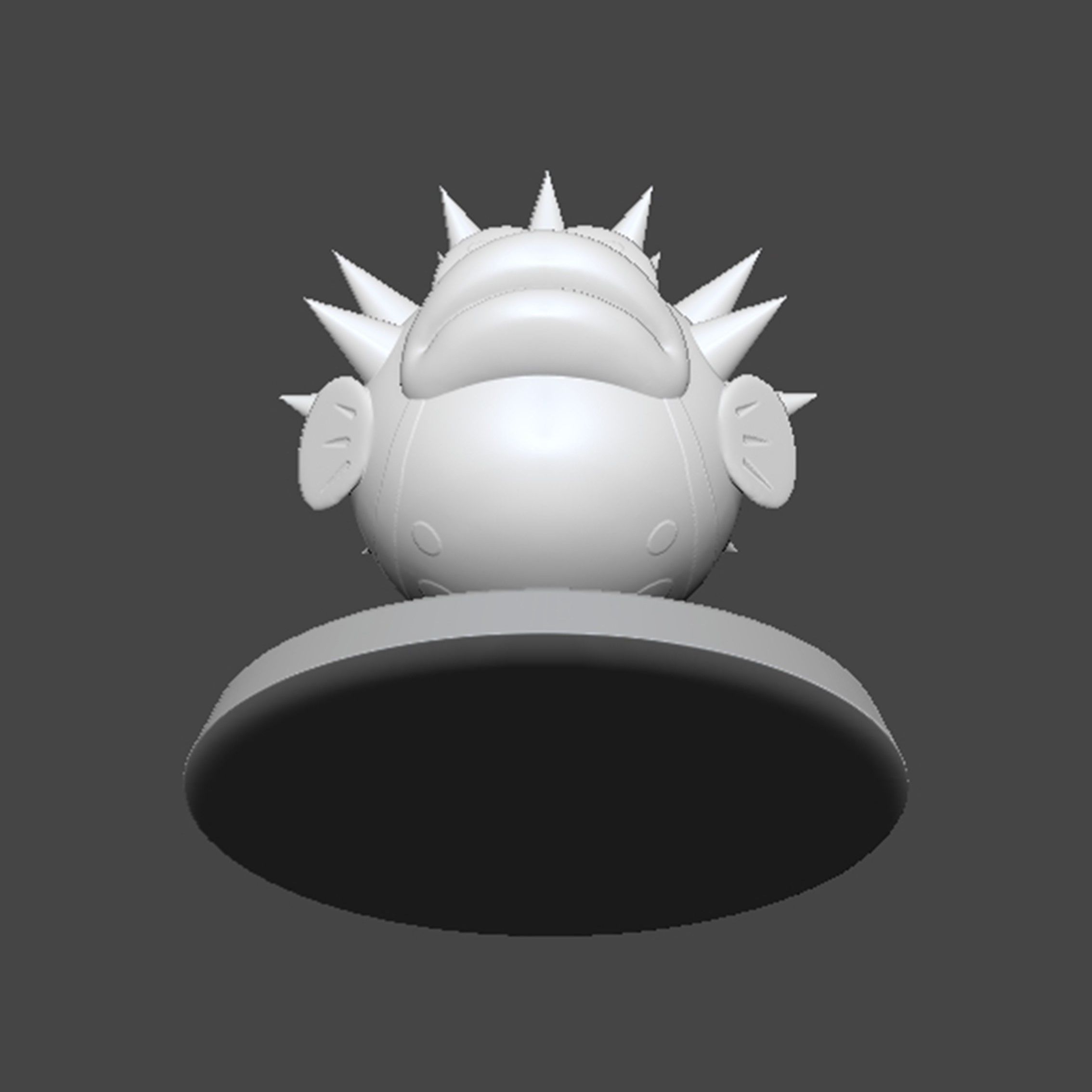 Porcupuffer Fish Mario Based 3D model 3D printable | CGTrader