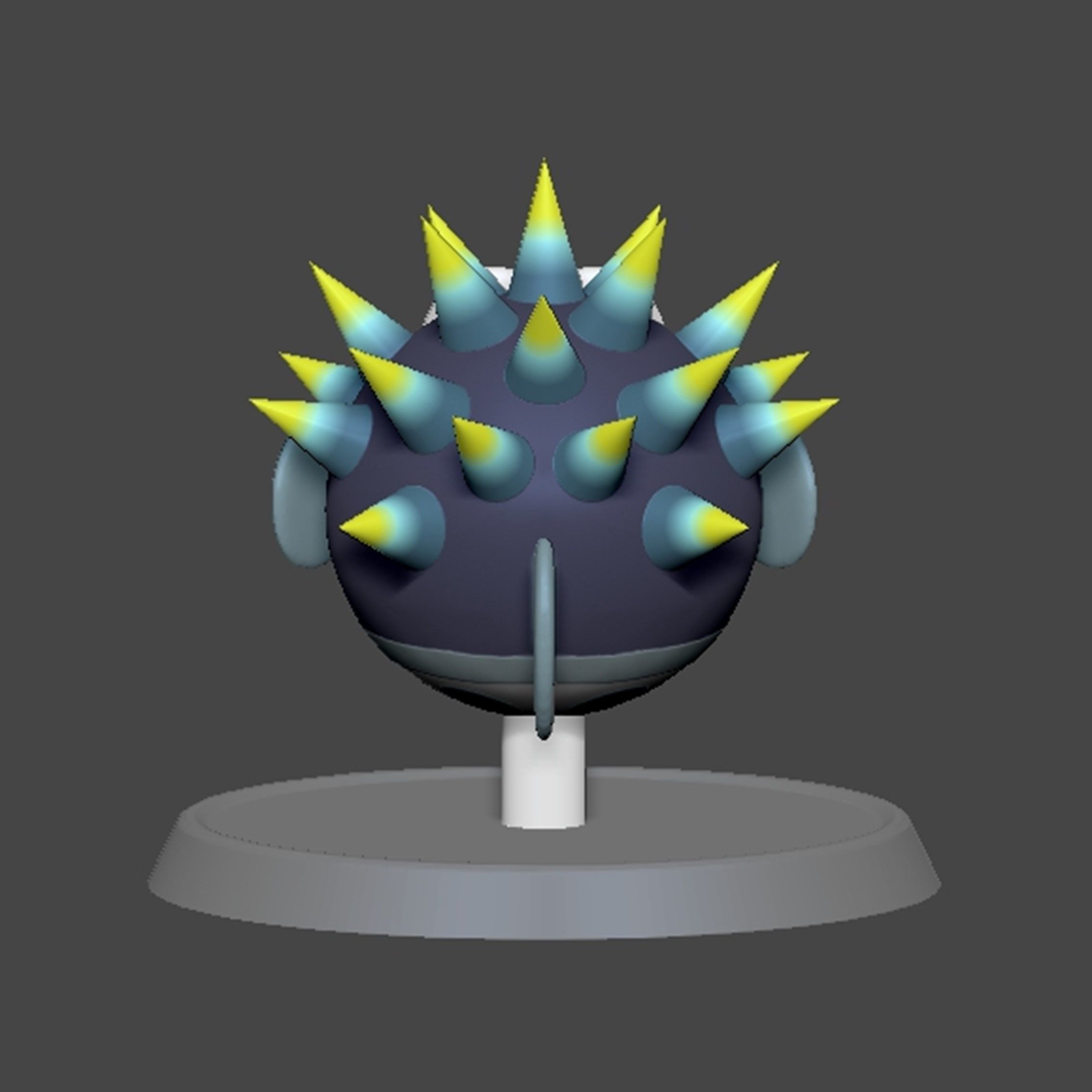 Porcupuffer Fish Mario Based 3D model 3D printable | CGTrader