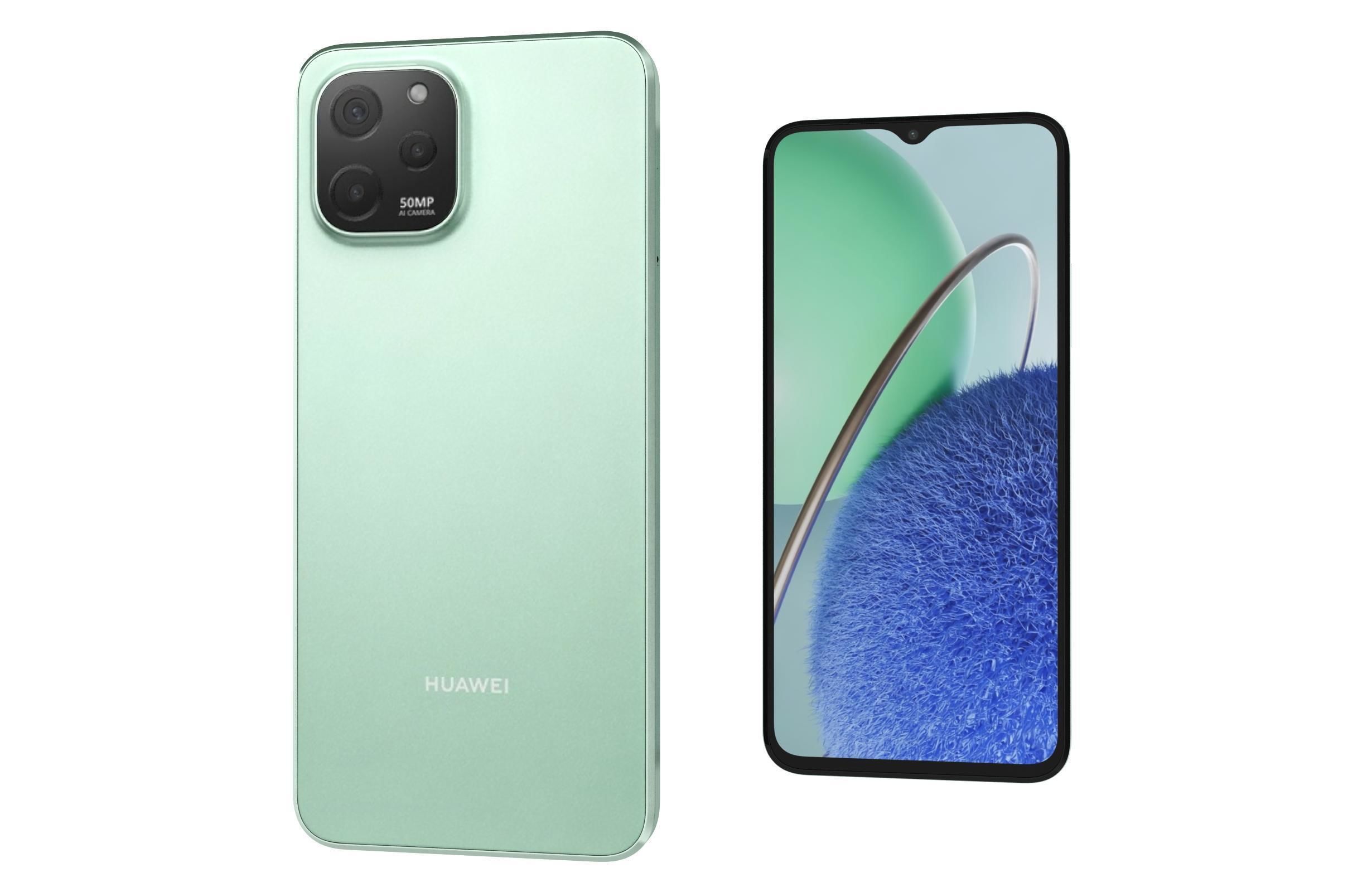 Huawei Nova Y61 Green 3D model | CGTrader