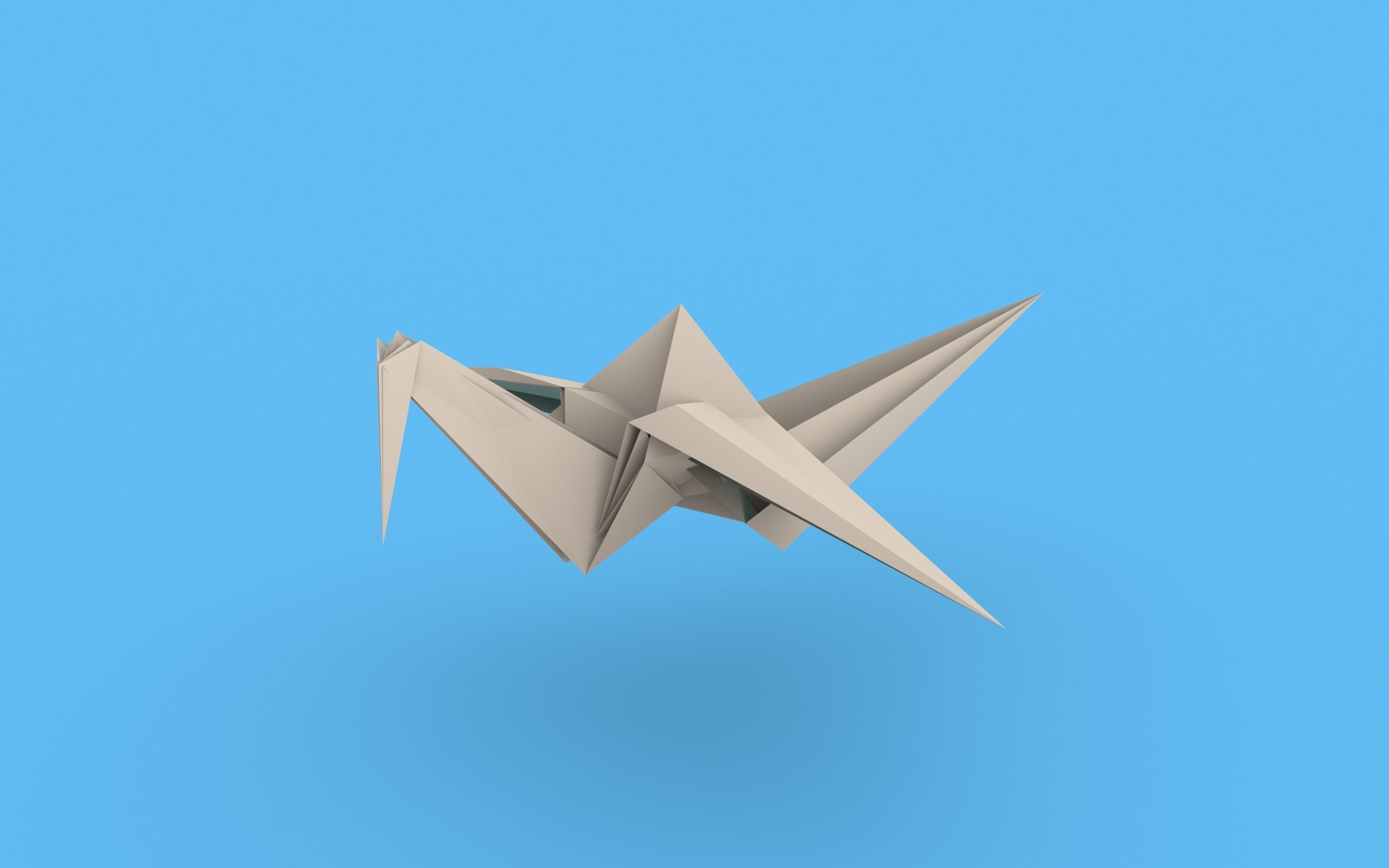Origami Paper Crane Animated 3D model animated | CGTrader
