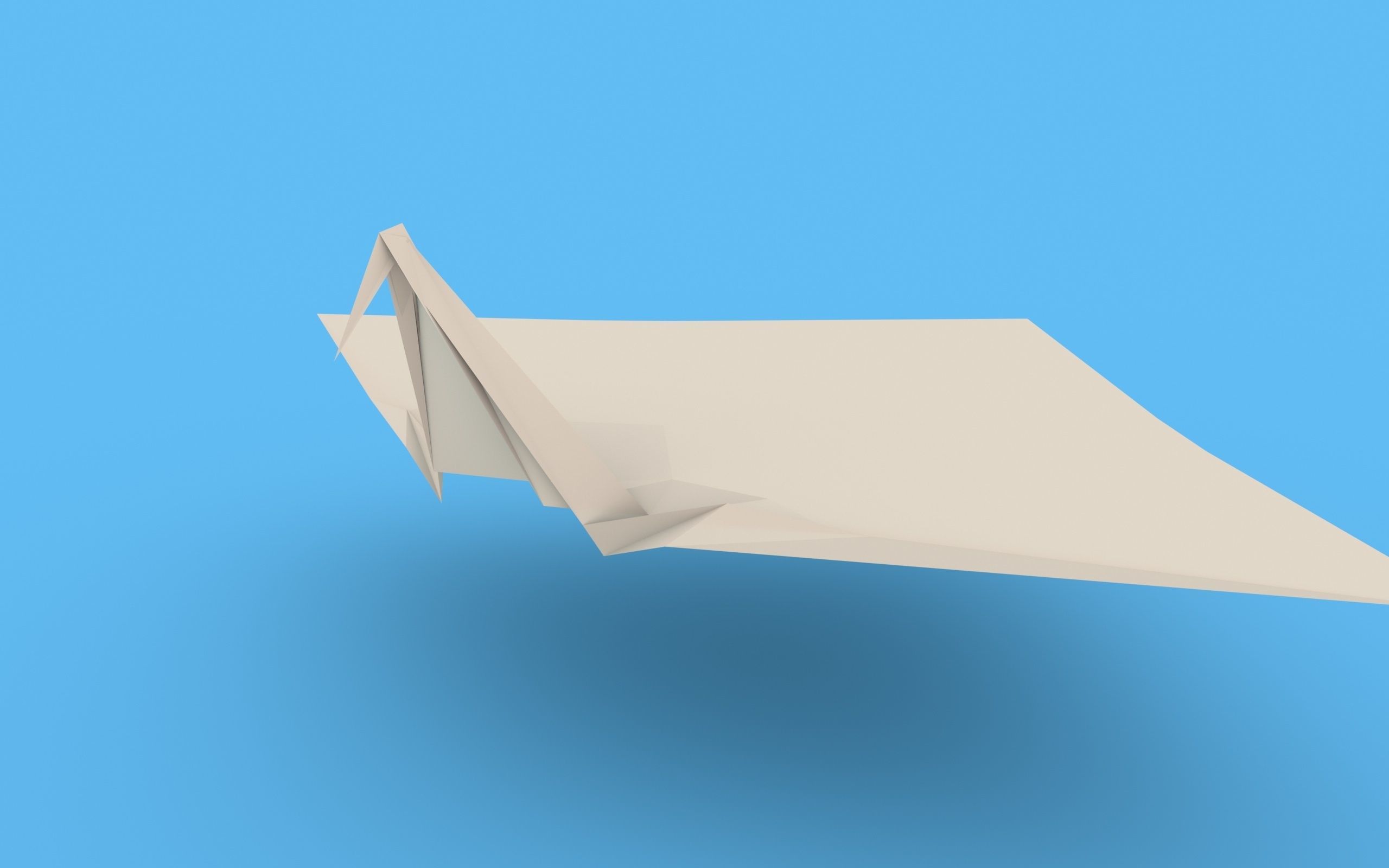 Origami Paper Crane Animated 3D model animated | CGTrader