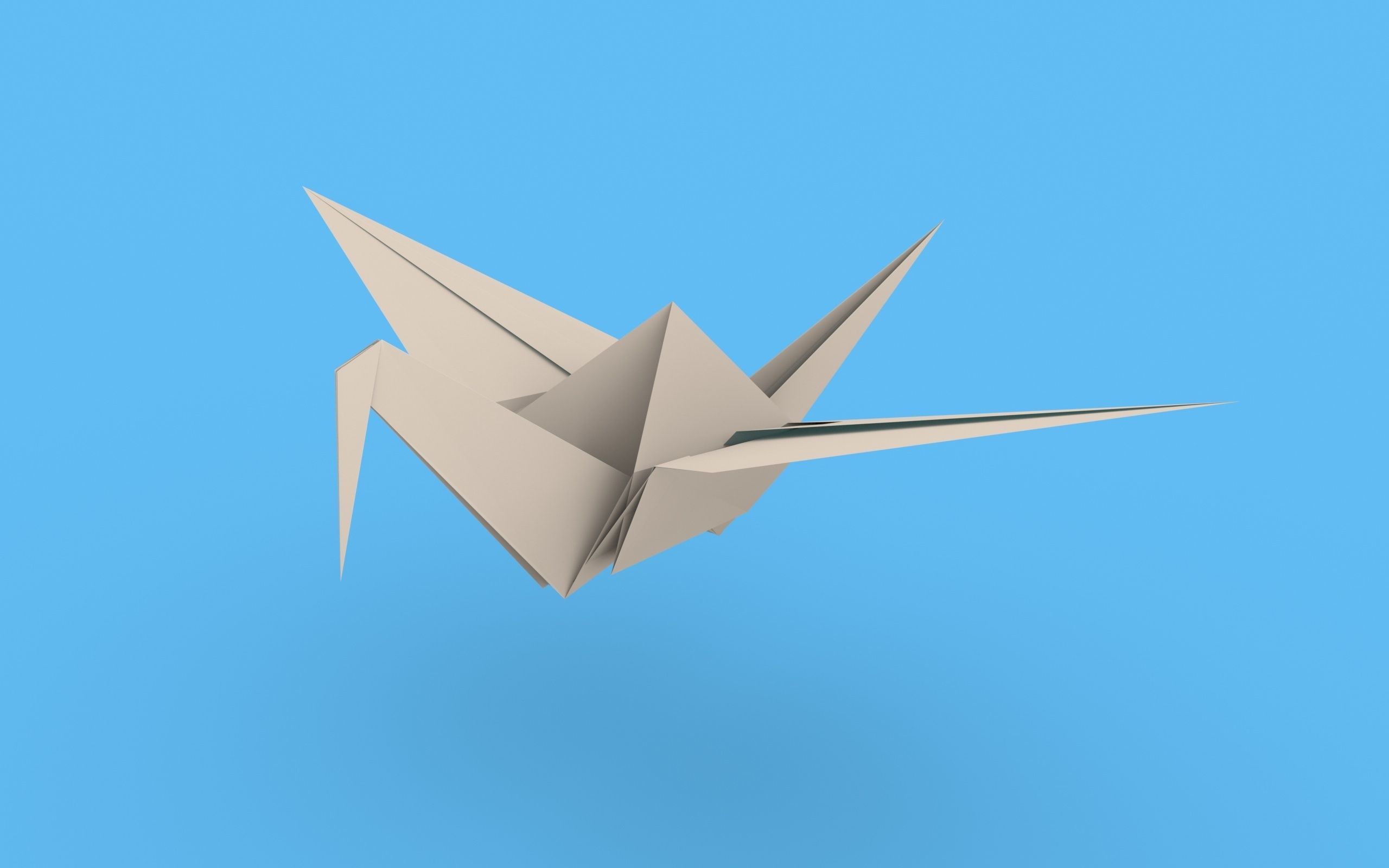 Origami Paper Crane Animated 3D model animated | CGTrader