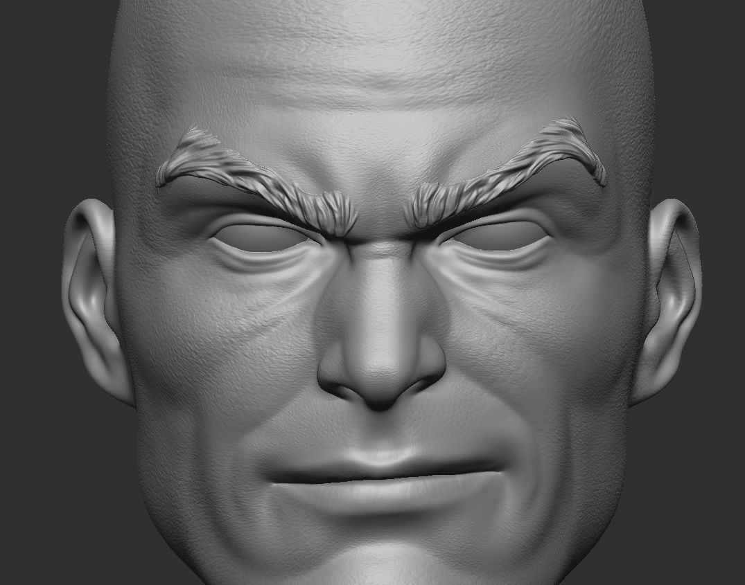 Lex Luthor - Headsculpt for Action Figures 3D model 3D printable | CGTrader