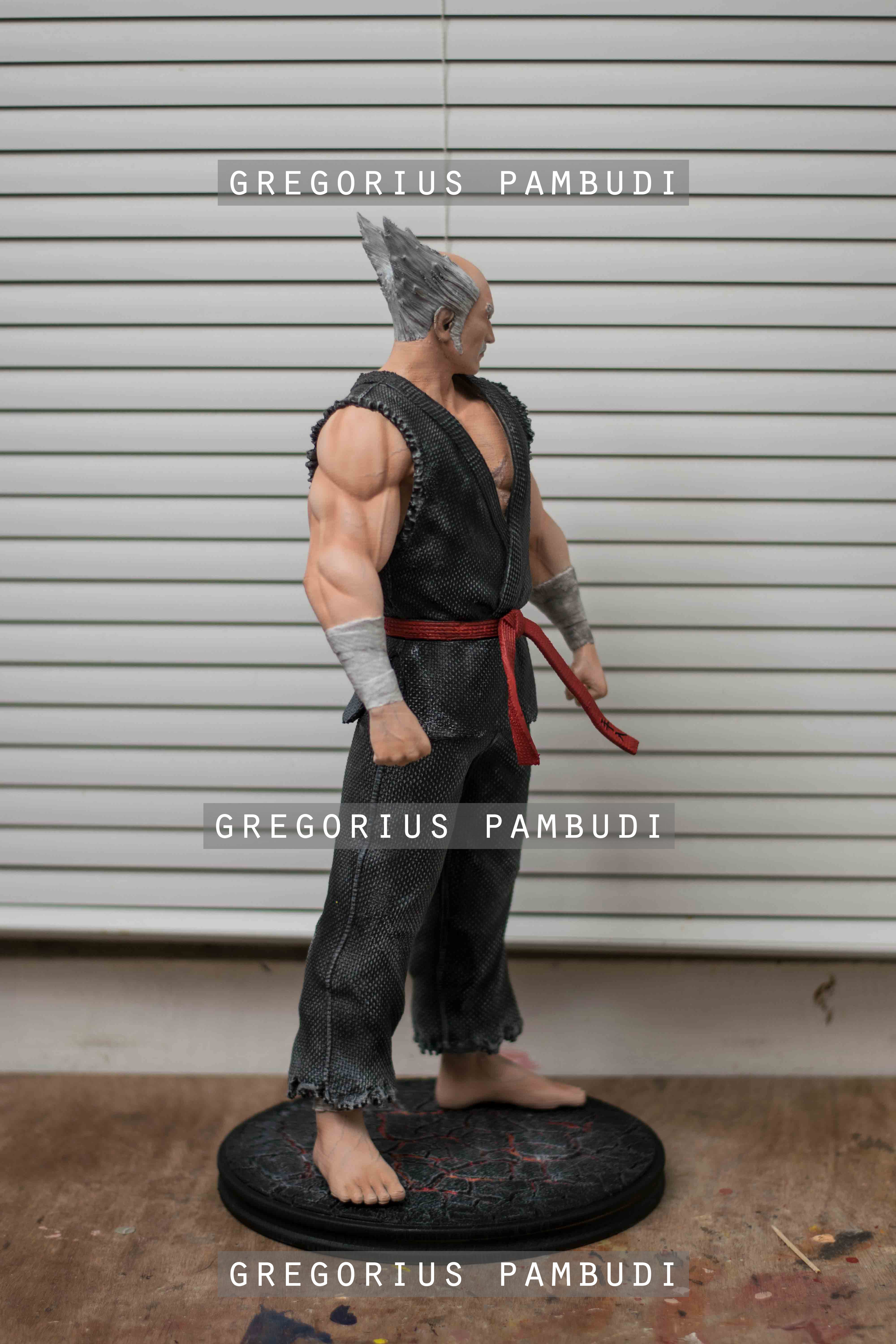 Tekken Heihachi Mishima Fan Art Statue 3d Printable 3D model 3D ...