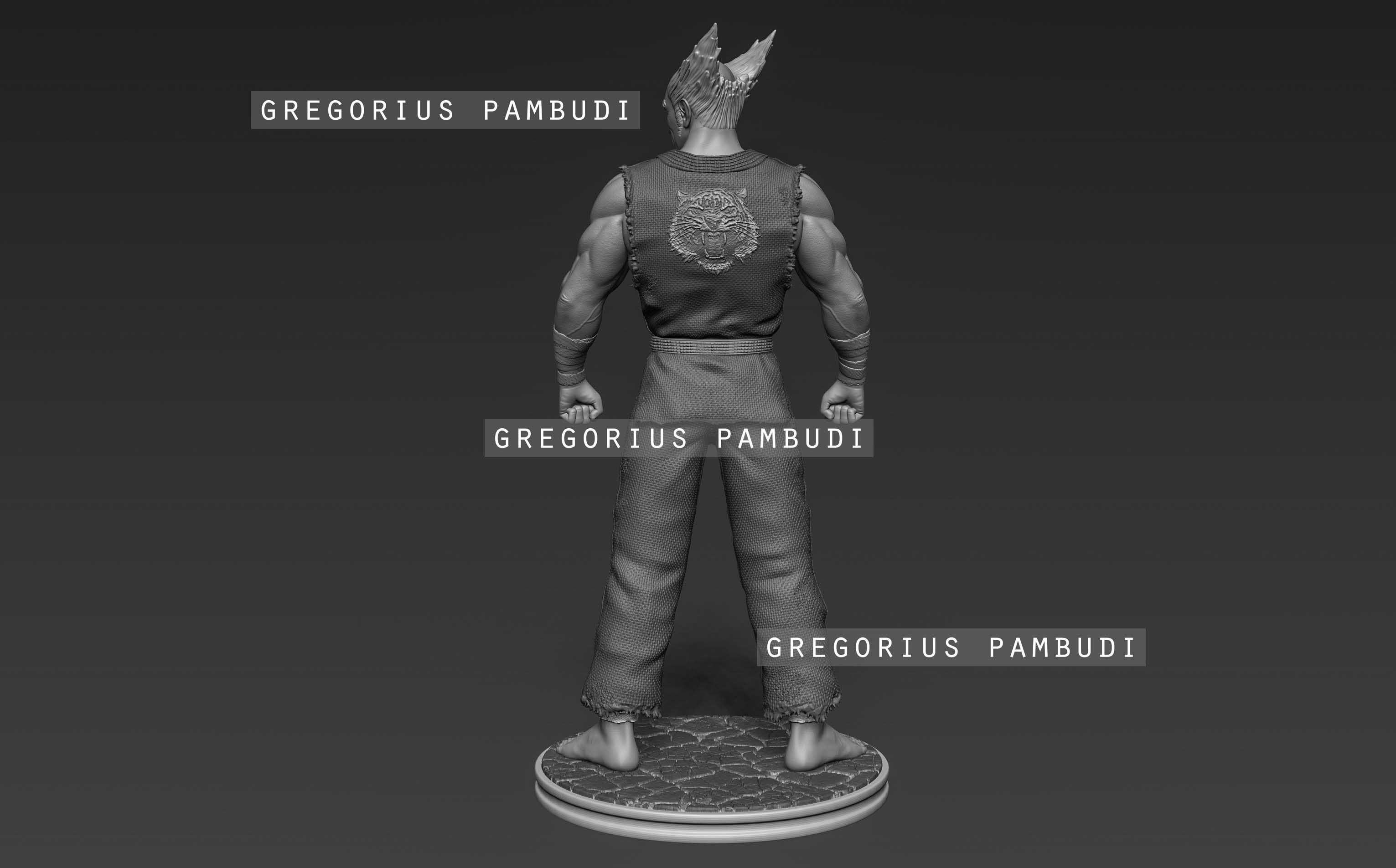 Tekken Heihachi Mishima Fan Art Statue 3d Printable 3D model 3D ...