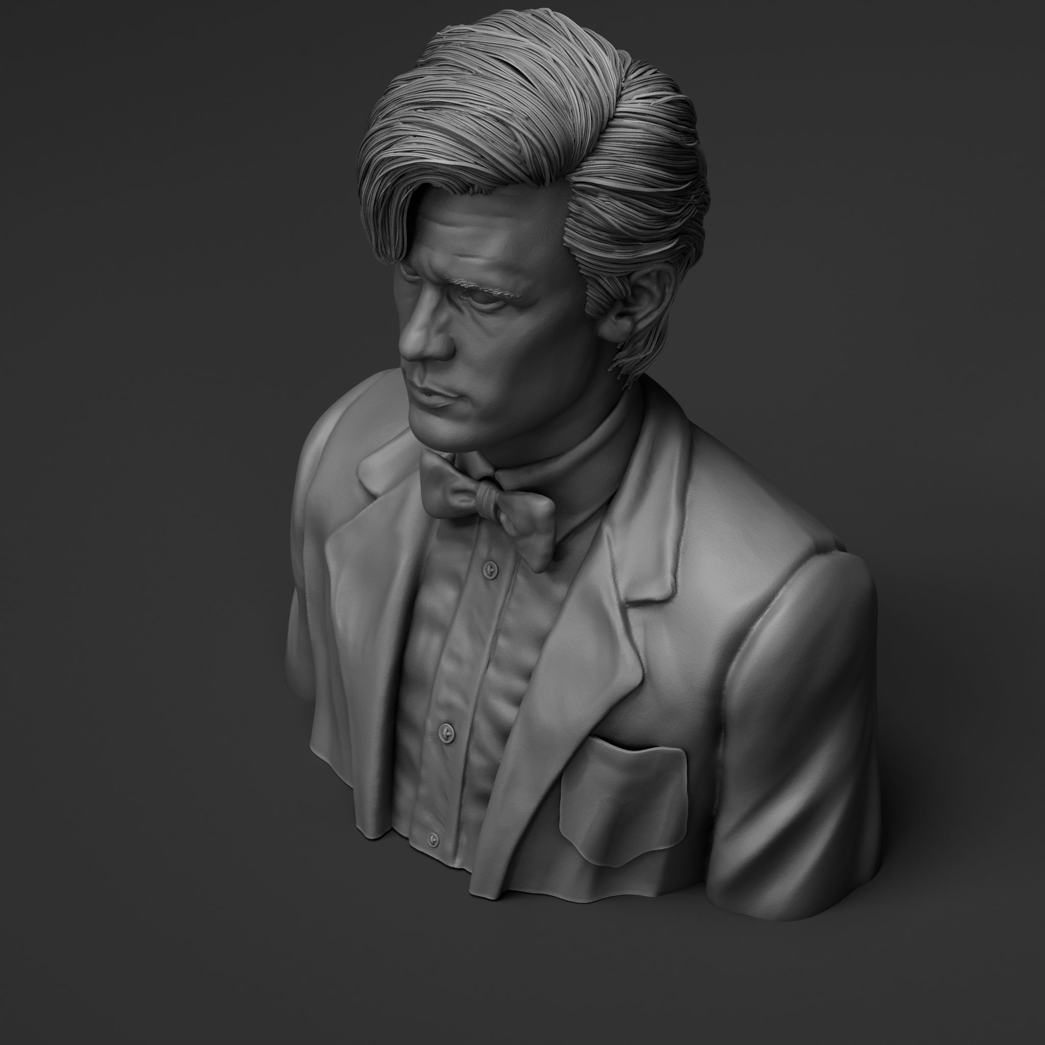 Matt Smith - 11th Doctor - Doctor Who 3D model 3D printable | CGTrader