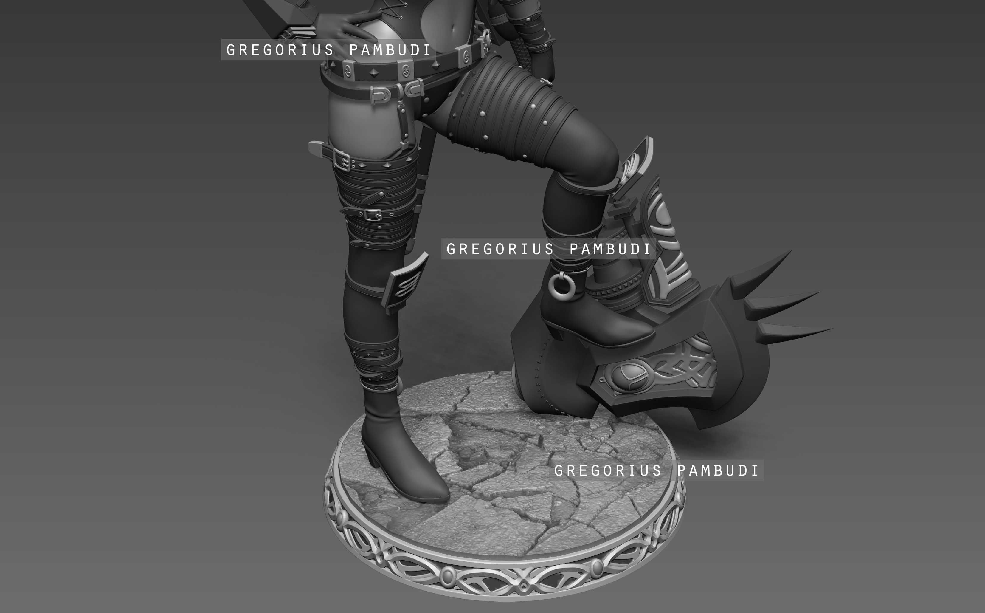 Rachel Dead or Alive Fan Art Statue 3d Printable 3D model 3D printable ...