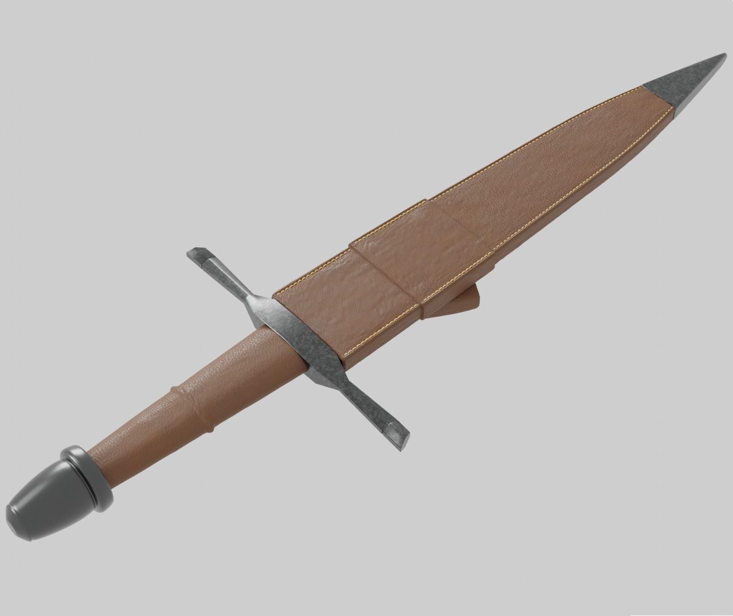 3D model Knights Dagger VR / AR / low-poly | CGTrader