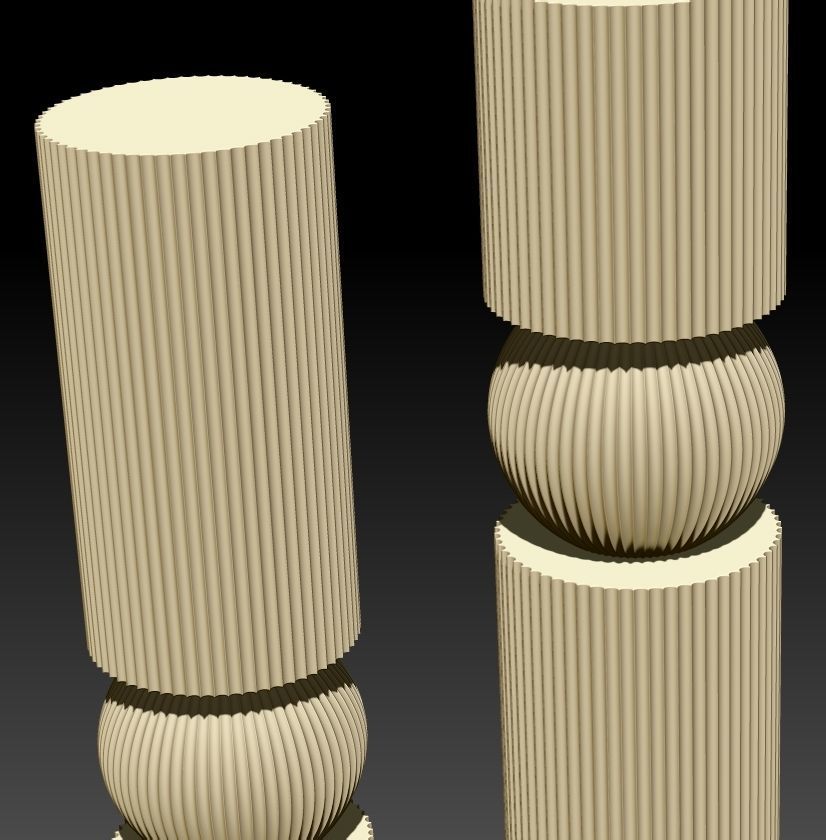 RIPPLE PILLAR 3D model 3D printable | CGTrader
