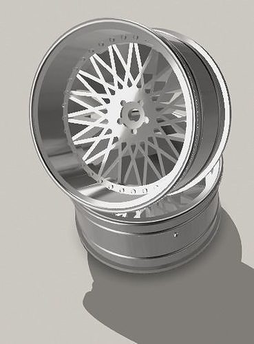 RC DRIFT CAR RIM 1 10 YABA KING MESH OFFSET -4 MM 3D model 3D printable ...
