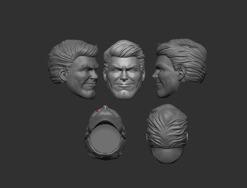 Billy Batson Shazam - Headsculpt for Action Figure 3D model 3D ...