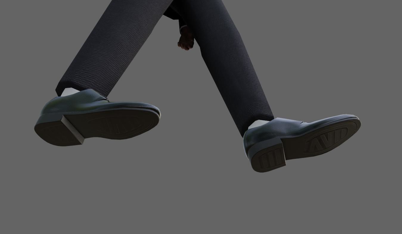 3D model Man in Suit - Bodyguard Animated - Seguranca de Terno VR / AR ...