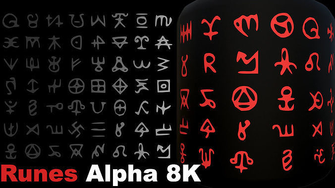3D model 95 Runes Alpha 8K Vol 3 VR / AR / low-poly | CGTrader