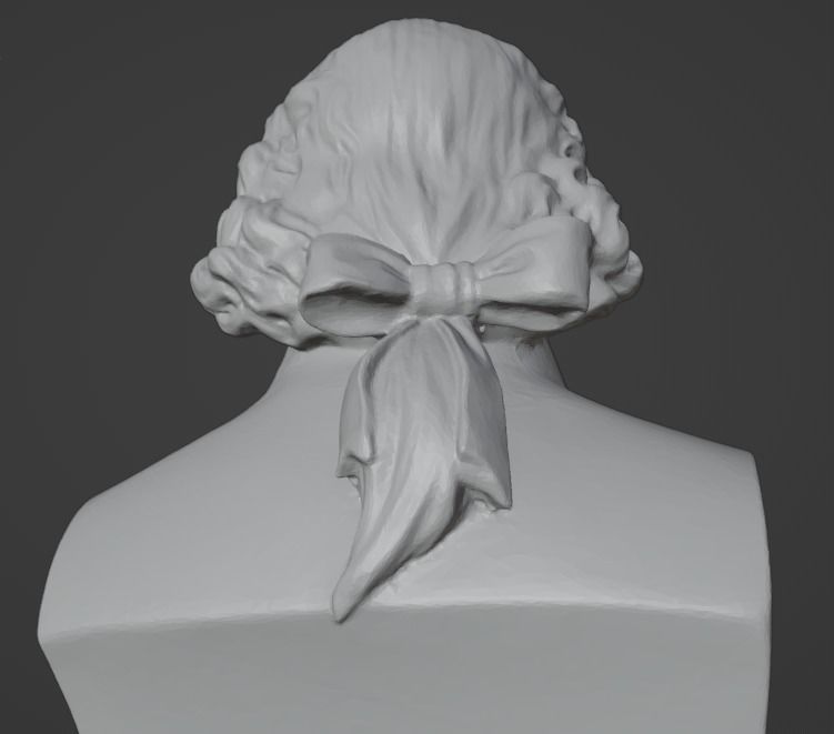 Wolfgang Amadeus Mozart 3D model 3D printable | CGTrader