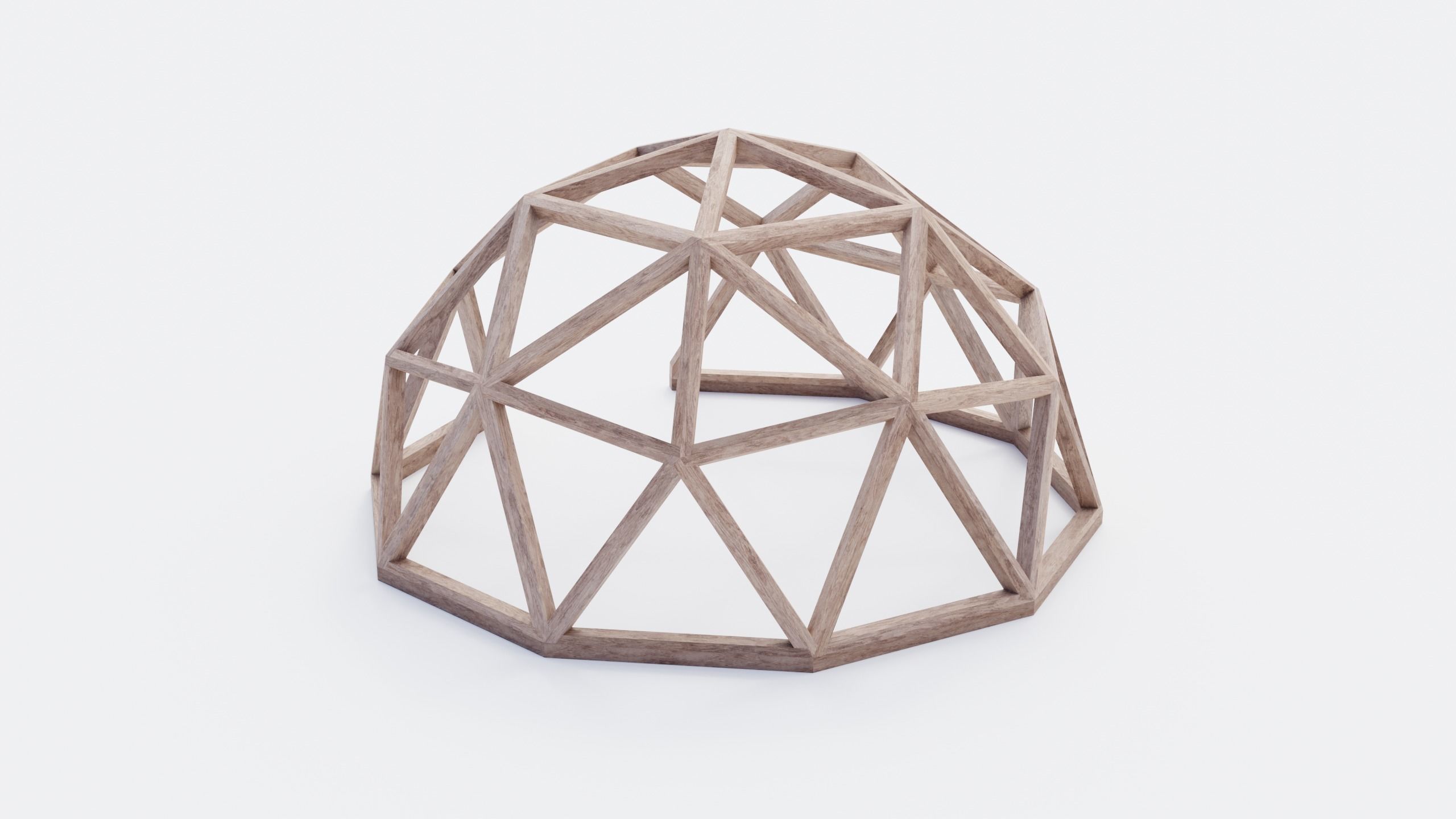 3D model Icosahedron Dome VR / AR / low-poly | CGTrader