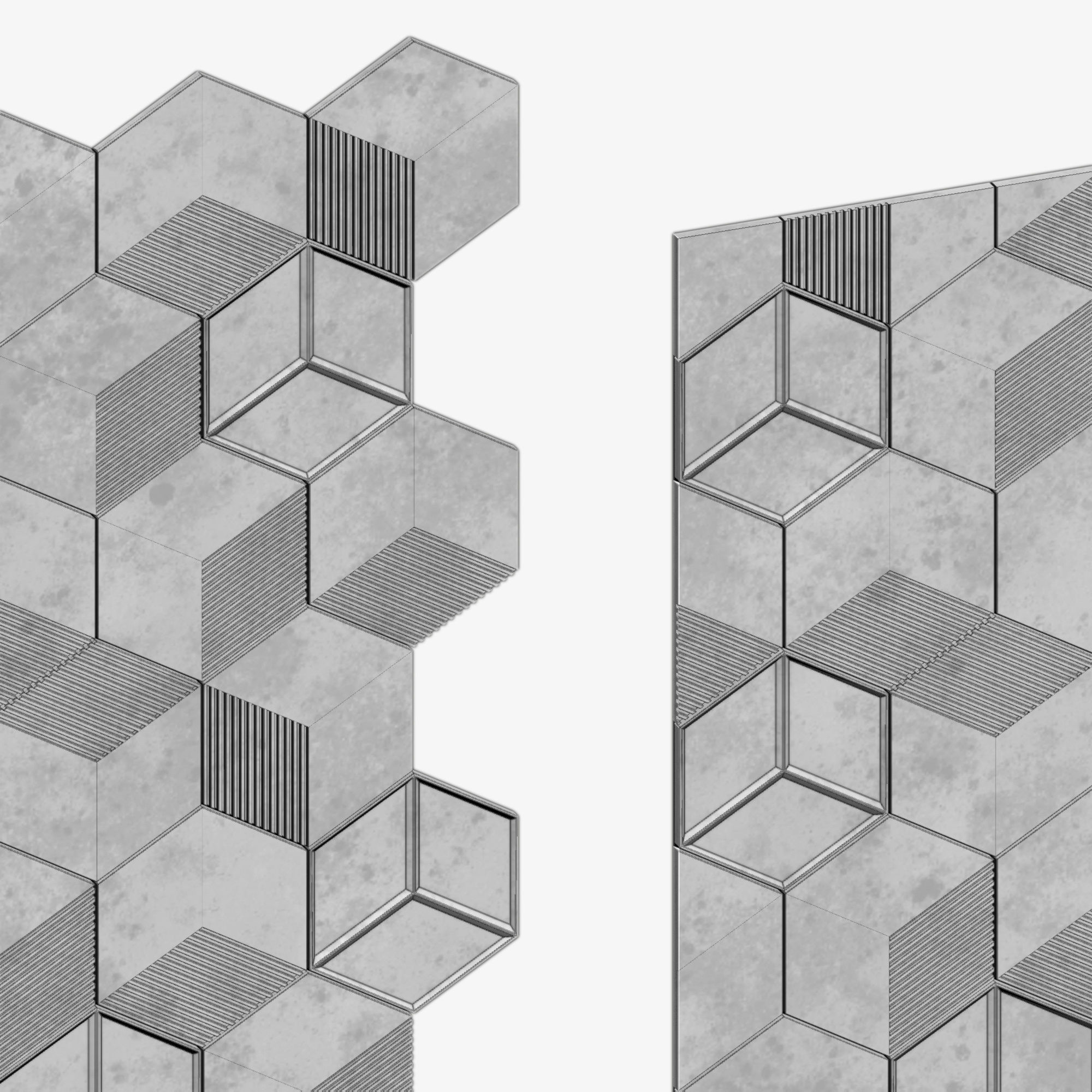 Mrf - Concrete Panel02 3D model | CGTrader