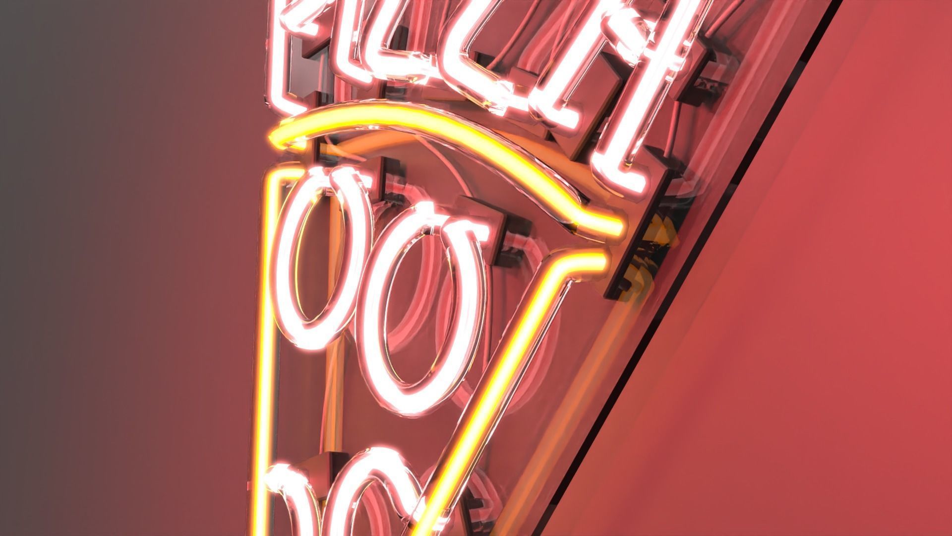 Pizza 2 - Neon Sign 3D model | CGTrader