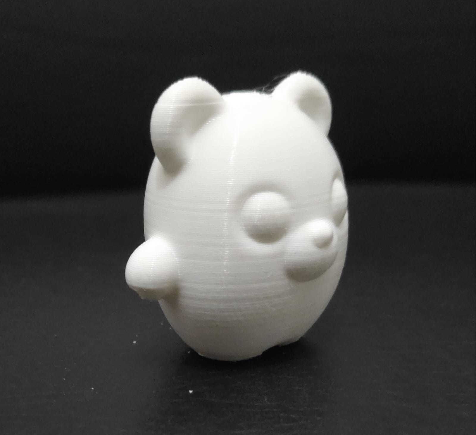 Little Round Bear 3D model 3D printable | CGTrader