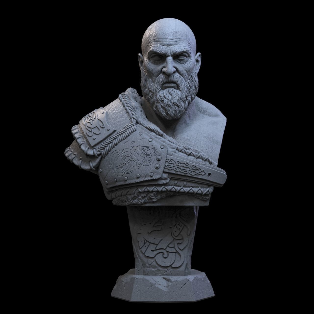 KRATOS - GOW RAGNAROK 3D model 3D printable | CGTrader