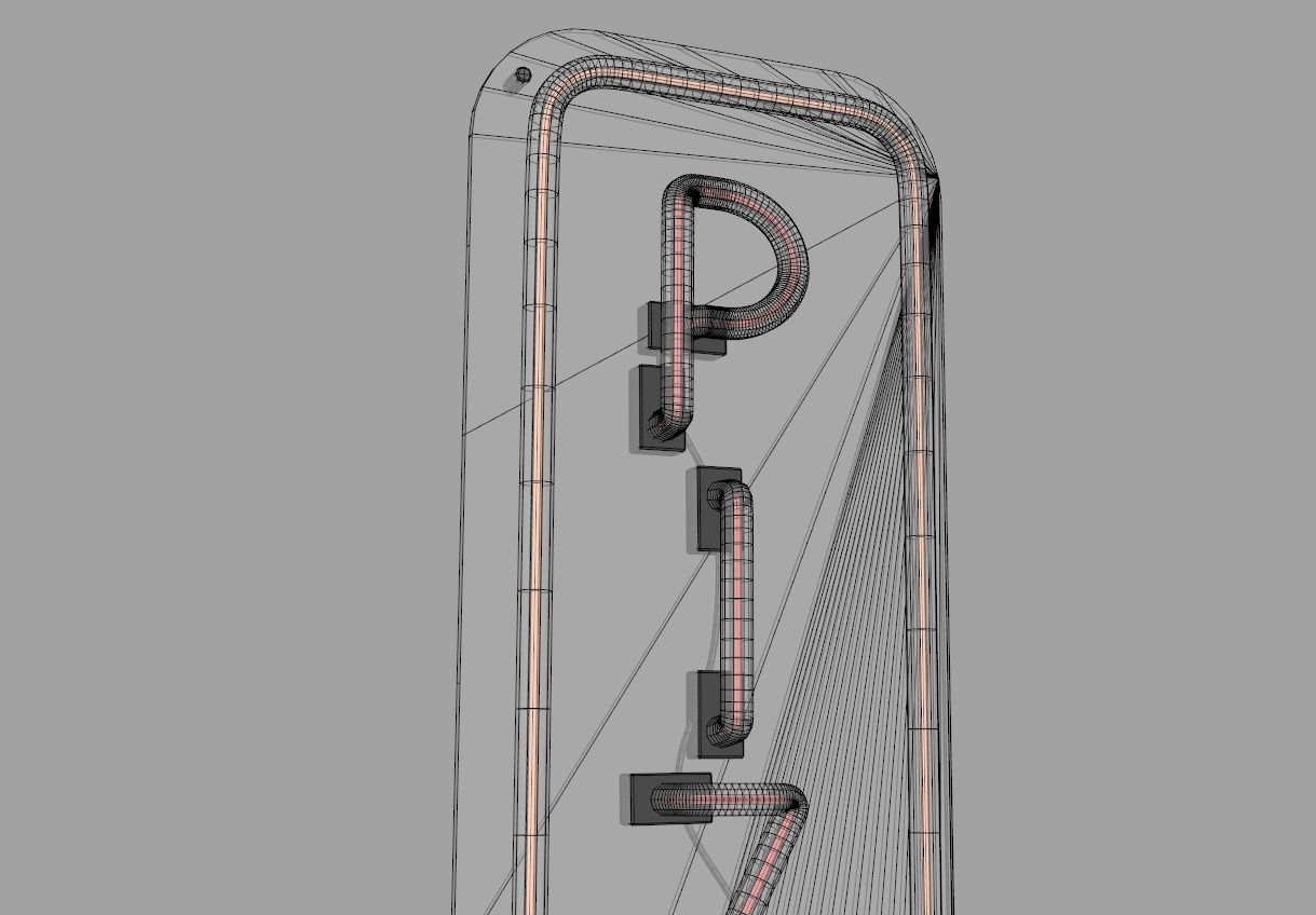 Pizza Arrow - Neon Sign 3D model | CGTrader