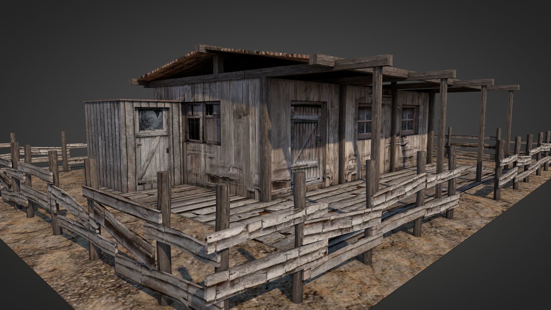 3D model Anatolian Village Shack 4 VR / AR / low-poly | CGTrader