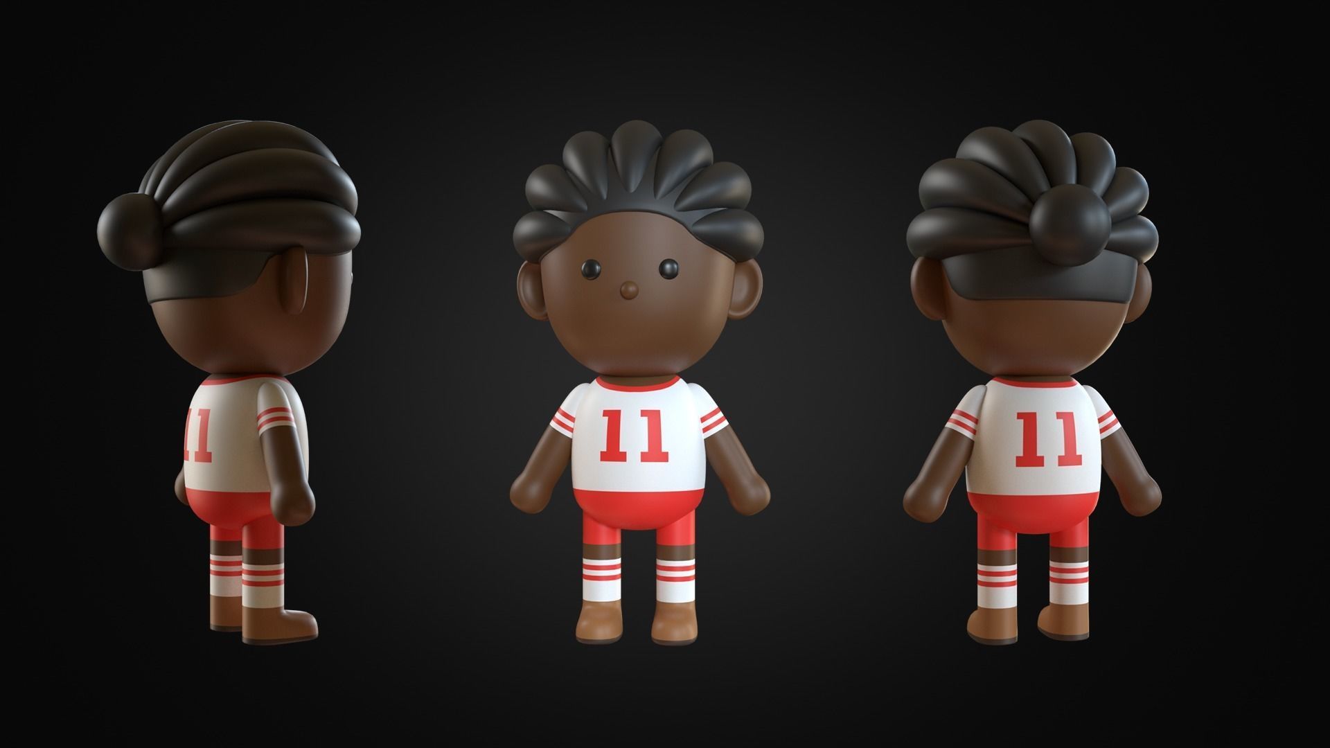 CARTOON CHARACTERS PACK 3D model animated rigged | CGTrader