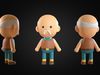 CARTOON CHARACTERS PACK 3D model animated rigged | CGTrader
