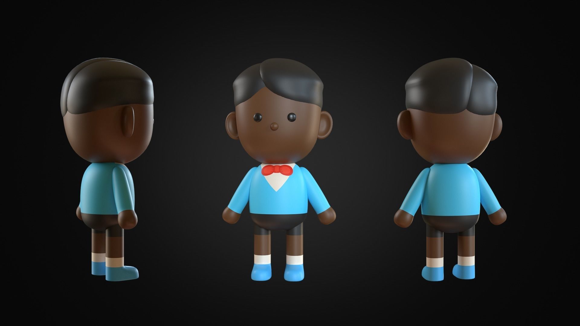 CARTOON CHARACTERS PACK 3D model animated rigged | CGTrader