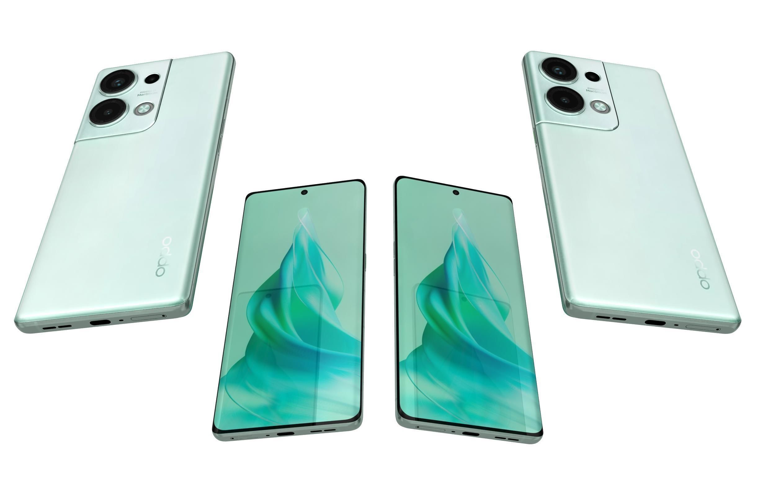 OPPO Reno9 Pro Plus All Colors 3D model | CGTrader