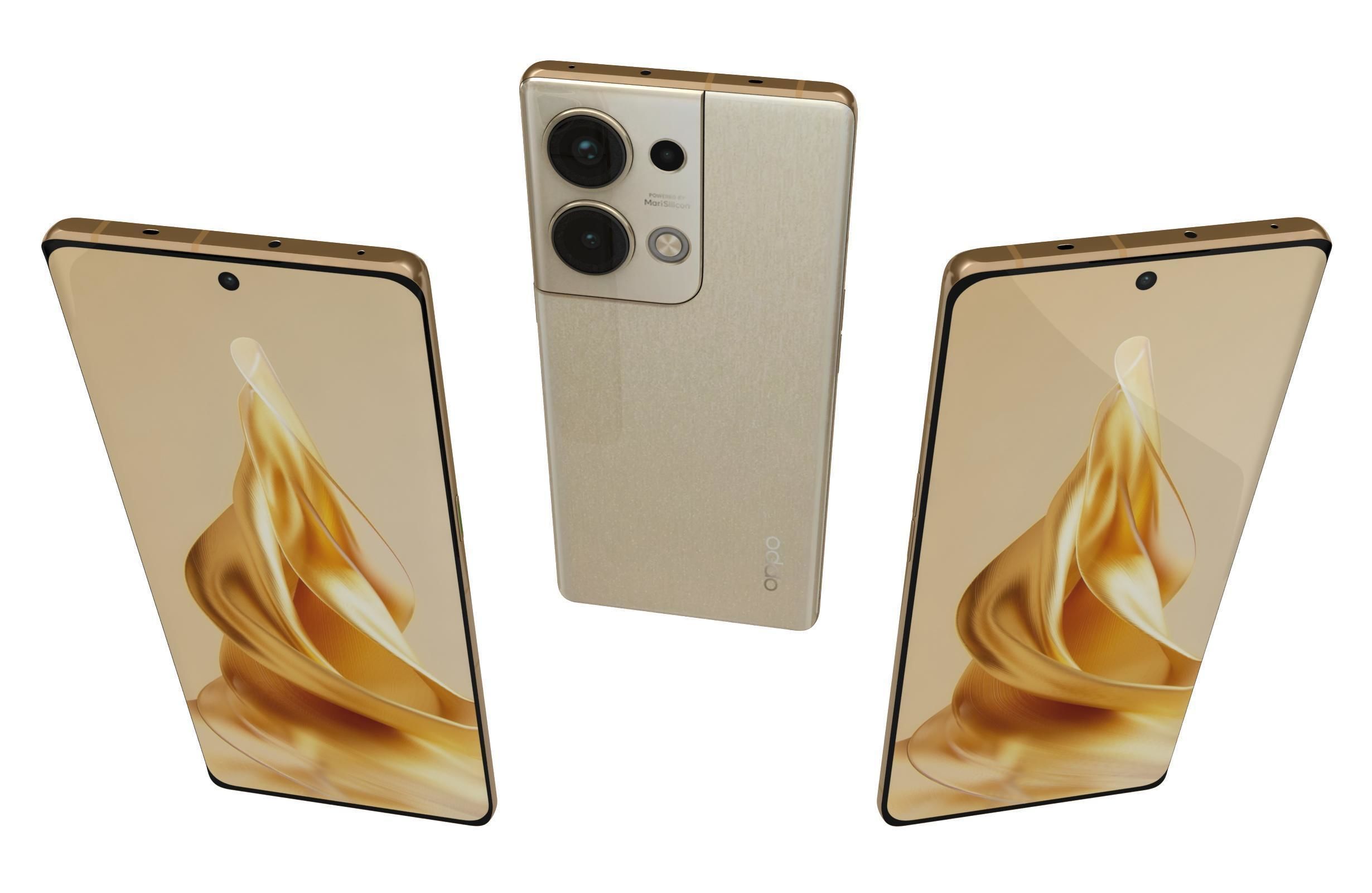 OPPO Reno9 Pro Plus All Colors 3D model | CGTrader